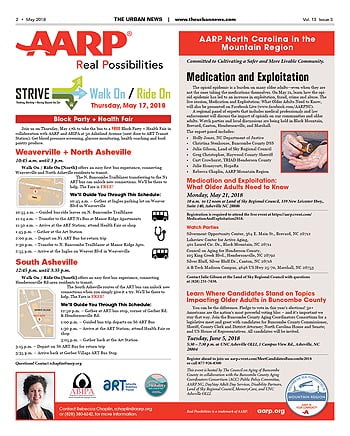 AARP Real Possibilities – May 2018 – The Urban News