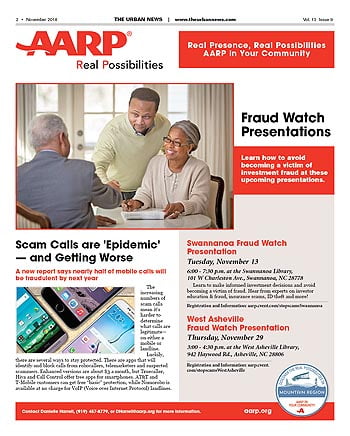 AARP Real Possibilities – November 2018 – The Urban News