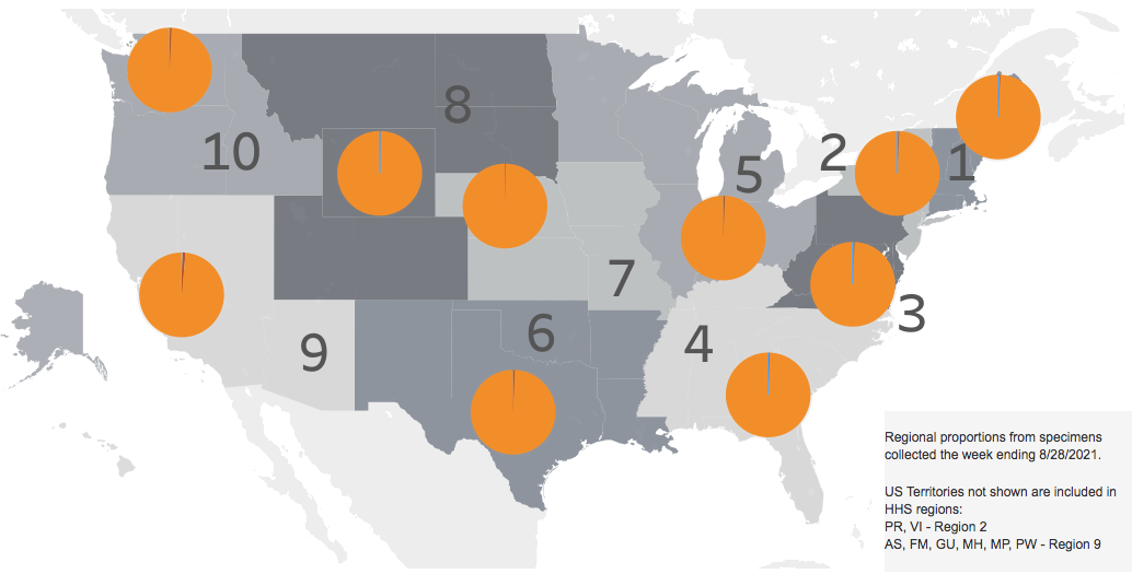 COVID-19 Variants Regional Dashboard – The Urban News
