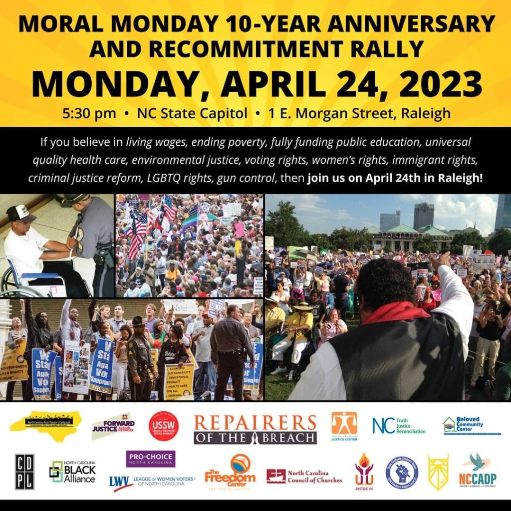 Moral Monday 10-Year Anniversary and Recommitment Rally – The Urban News