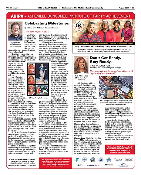 ABIPA Health Highlights – August 2024 – The Urban News