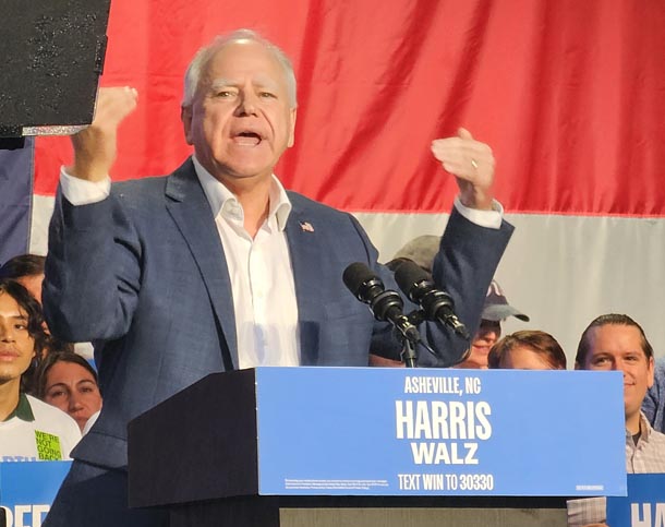 Governor Tim Walz’s Visit to Asheville – The Urban News